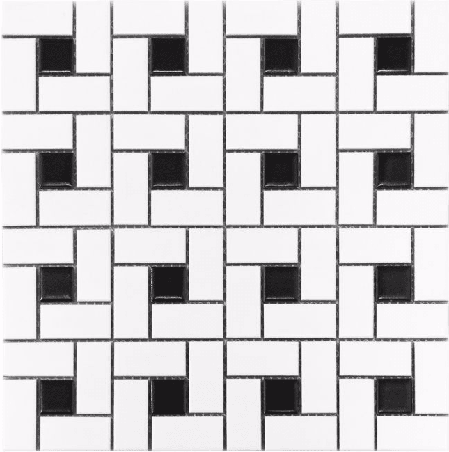 Pinwheel Backsplash Tile Layout