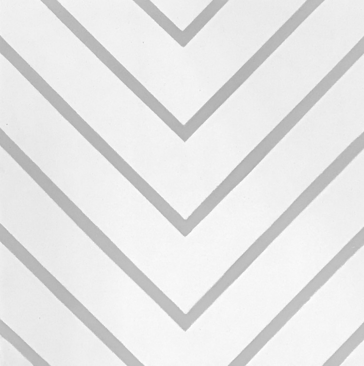 (SAMPLE 1 PIECE) Handmade Cement Maze Labyrinth Tile Gray Line