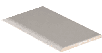 Subway 3x6 Bullnose Gray Gloss Ceramic Wall Tile