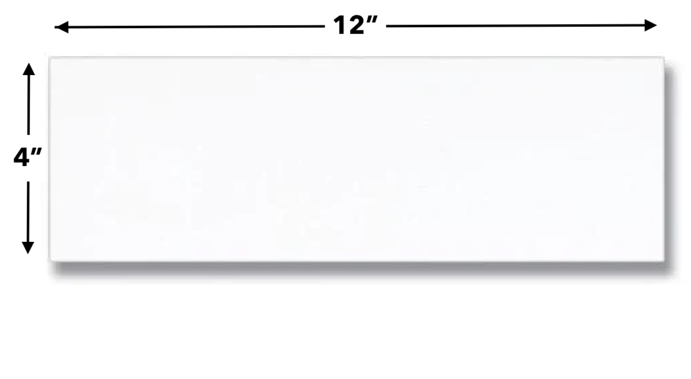 Thassos 4x12" White Marble Honed Matte Floor and Wall Tile