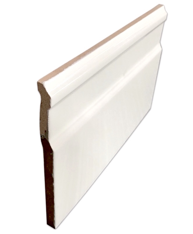 Ceramic White Baseboard