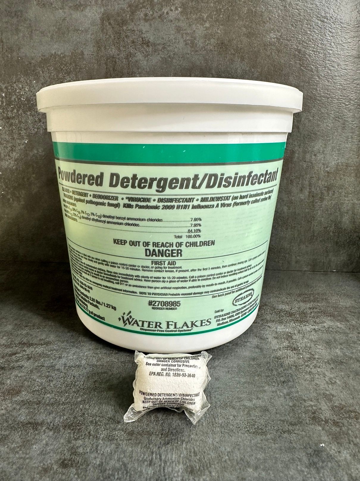 SCBA Mask Cleaner , .5 ounce dissolvable pack