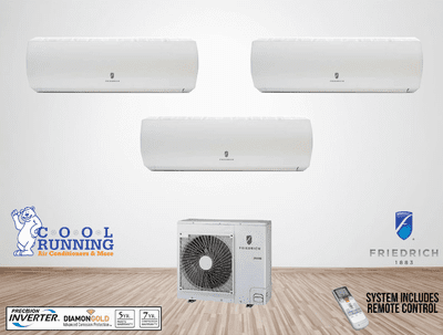 Friedrich Ductless Mini Splits, Multi-Zone Wall Units and Condensers ...