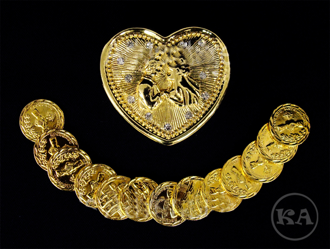 HeidiCollection.com: 13-pc Gold Colored Wedding Coins Set