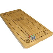 Large Four Track Continuous Cribbage Boards, 4 Track Cribbage