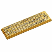 Continuous 2 Track Natural Cribbage Board