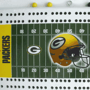 Green Bay Packers Lambeau Field Football Cribbage Board