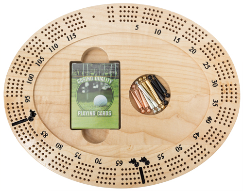 Tee Time Golf Course Cribbage Boards