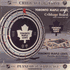 Toronto Maple Leafs NHL Round Cribbage Board