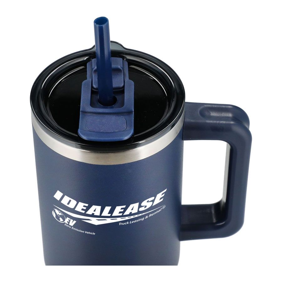 Pinnacle 40 ounce Vacuum Insulation Eco-Friendly Travel Tumbler with Straw