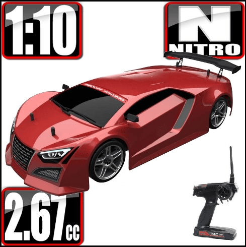 Remote Control Lightning Redcat STR 1/10 Scale Nitro On Road RC