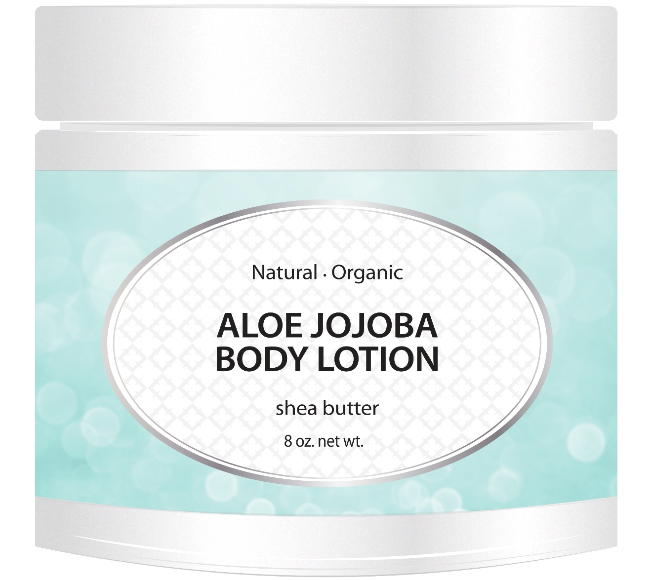 Aloe & Jojoba Hand & Body Lotion with Shea Butter 8 oz jar