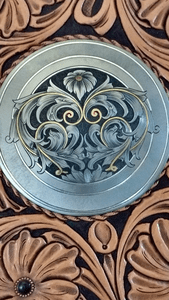 Silver and Gold inlay