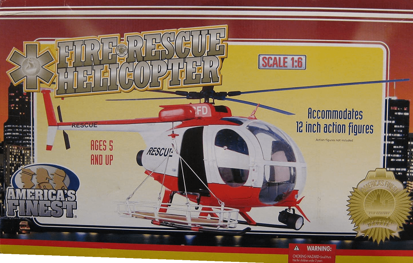 21st Century Toys America's Finest Fire Rescue Helicopter