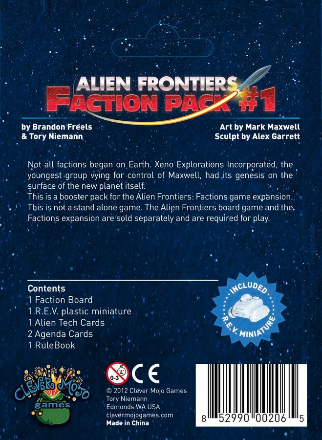 Alien Frontiers Faction Pack #1 Expansion Set