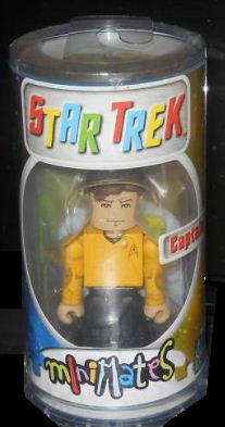 Art Asylum Star Trek Captain Kirk Tube Minimate Figure