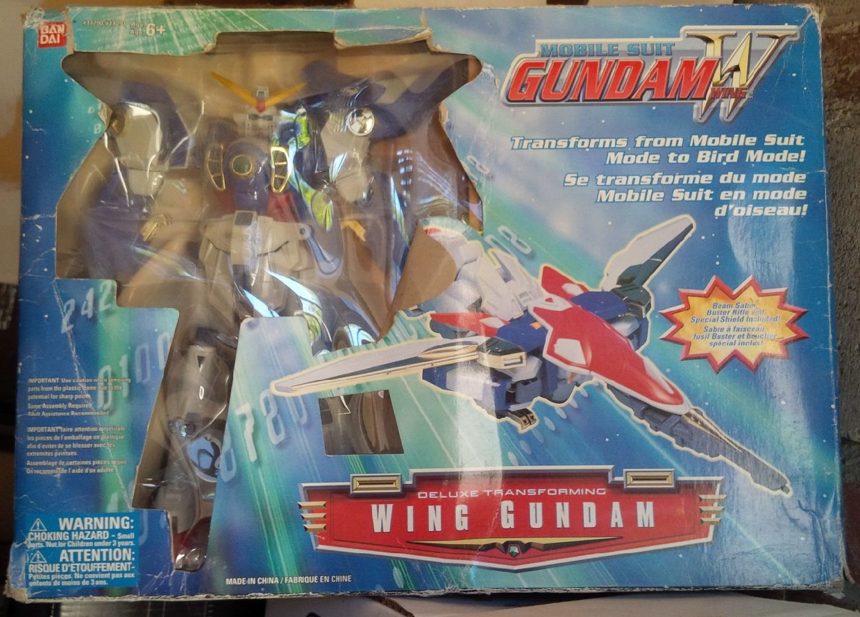 Bandai Mobile Suit Gundam Wing Transforming Deluxe Gundam