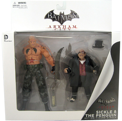Batman Arkham City Sickle & The Penguin 2-Pack Set