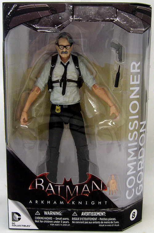 DC Collectibles Batman Arkham Knight Commissioner Gordon Figure