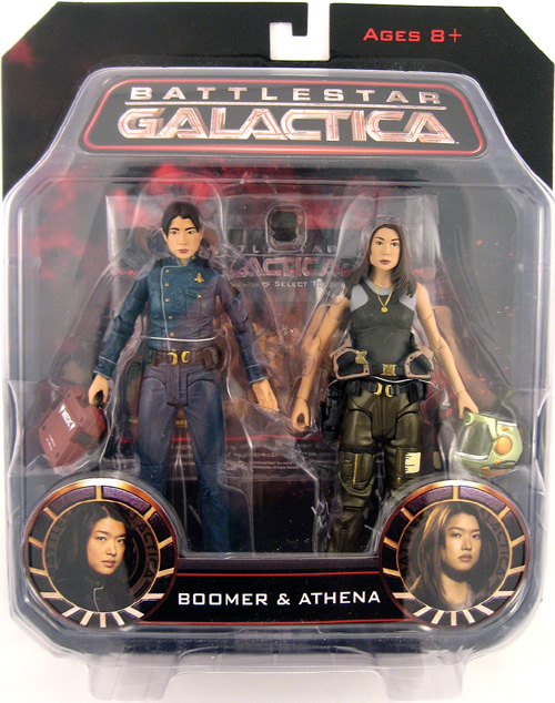 Battlestar Galactica Boomer and Athena Two Pack Action Figure Set