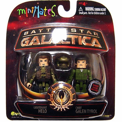 Battlestar Galactica Lieutenant Helo & Chief Tyrol Minimates