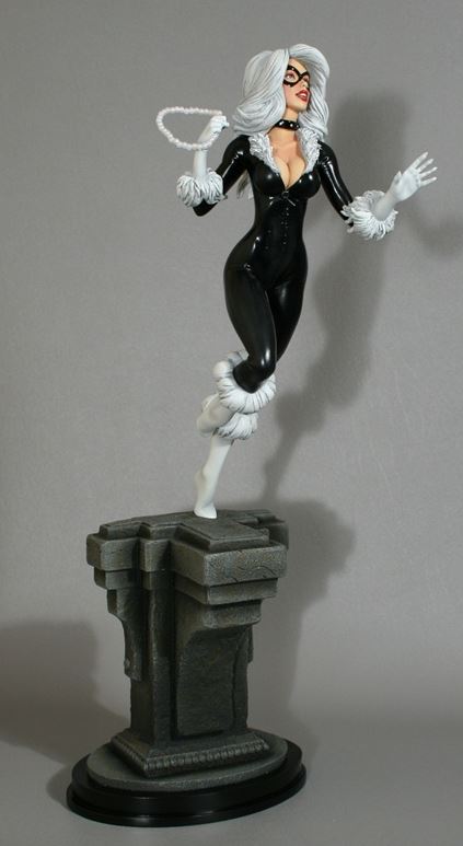 Bowen Designs Black Cat Retro Statue