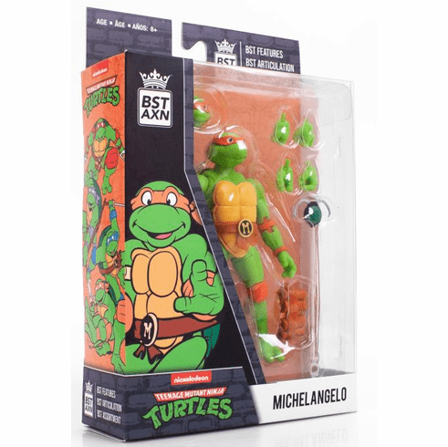 BST AXN Teenage Mutant Ninja Turtles Michelangelo Figure