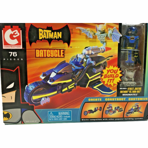 C3 Construction Batman Batcycle Set