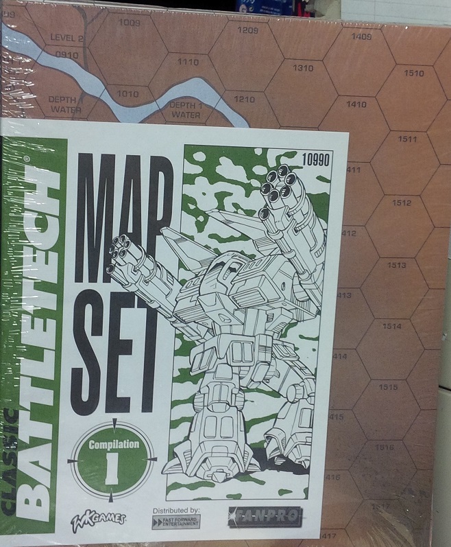 Classic Battletech Miniatures Map Set Compilation #1