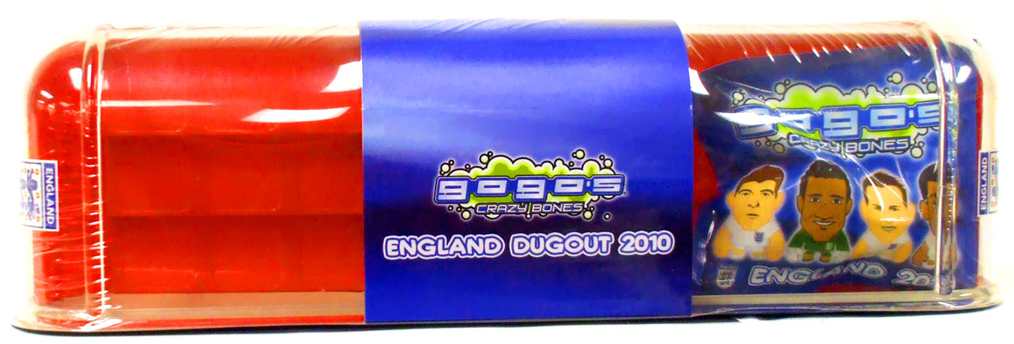 Crazy Bones Gogo's England 2010 Football Dugout with Booster Pack