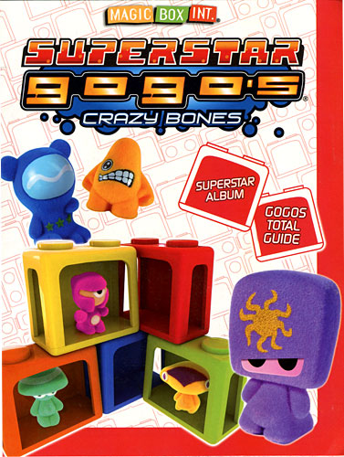 Crazy Bones Gogo's Series 6 Superstar Sticker Album