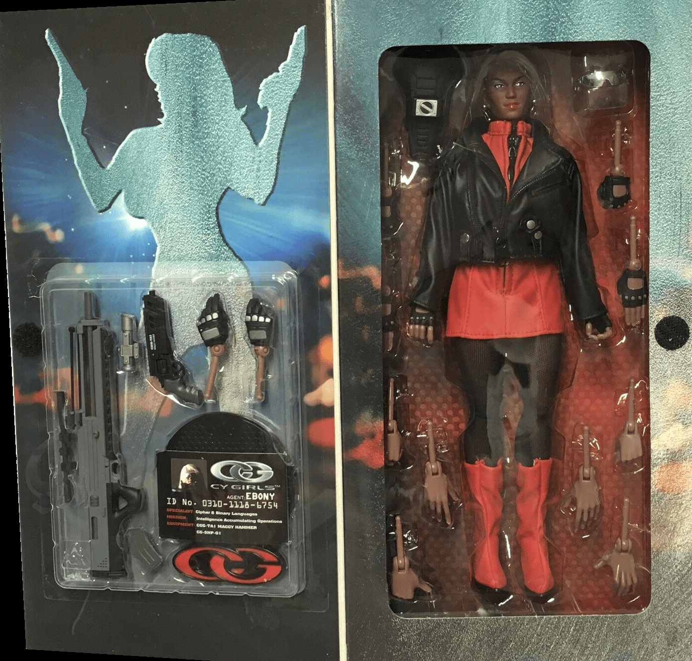 Blue Box Toys Cy Girls Ebony Action Figure