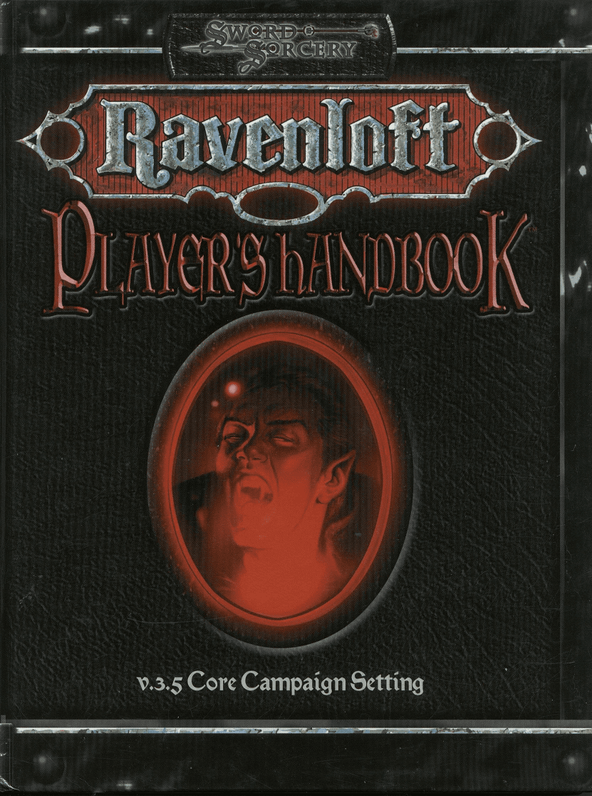D&D Sword & Sorcery Ravenloft Player's Handbook Sourcebook