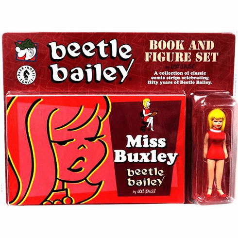 Dark Horse Comics Beetle Bailey Miss Buxley Book and Figure Set