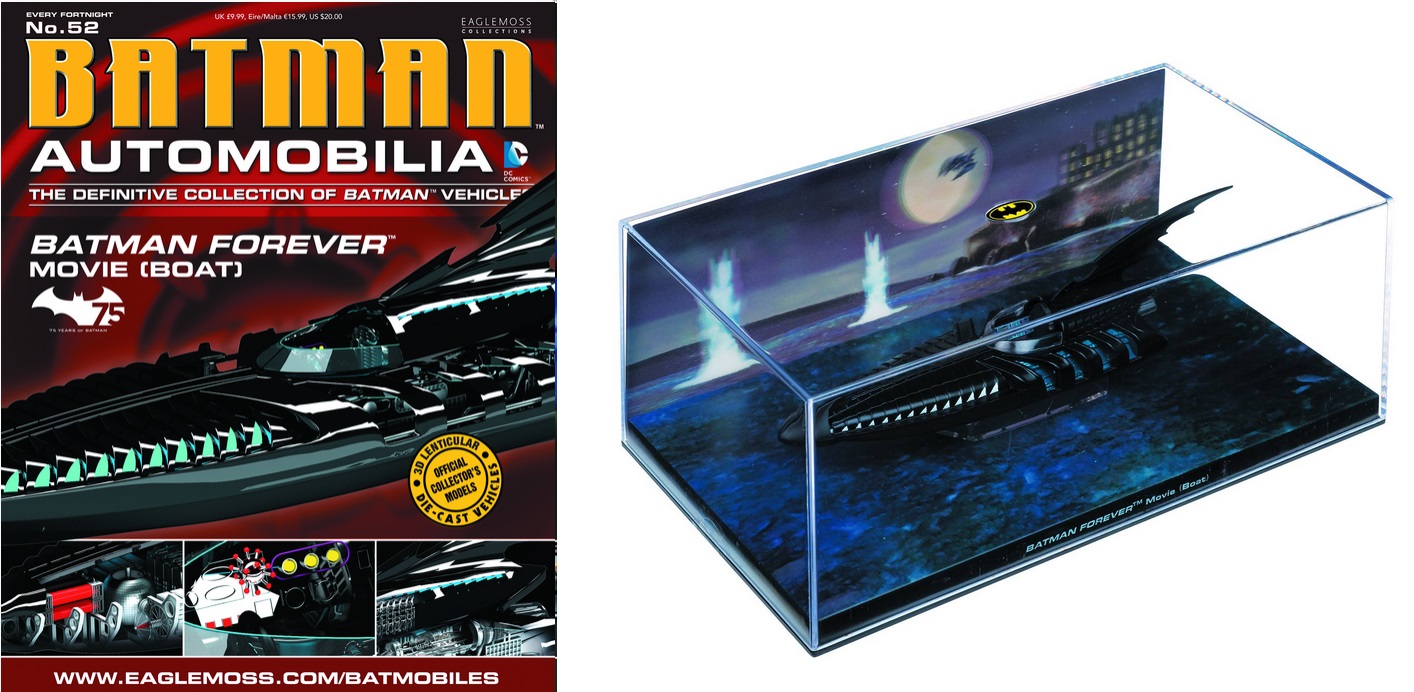 DC Batman Automobilia Collection Magazine Batman Forever Movie Boat