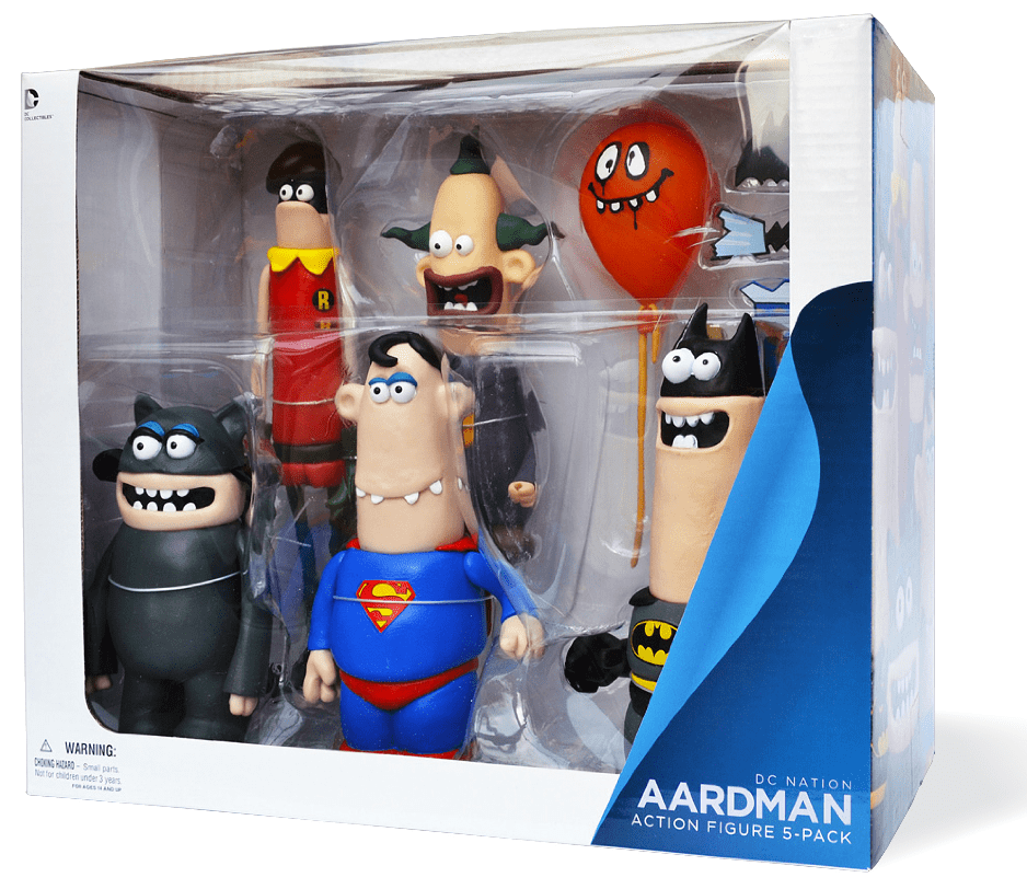 DC Collectibles Aardman Batman DC Nation Figure Set