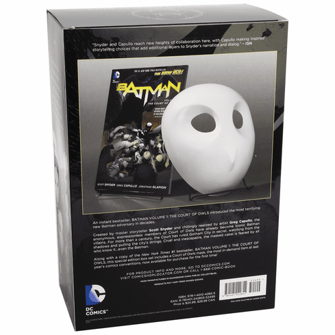 DC Comics Batman Court of Owls Book and Mask Set