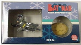 DC Direct Batman Christmas Tree Ornament Set