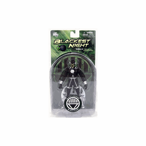 DC Direct Blackest Night Black Lantern Black Flash Action Figure