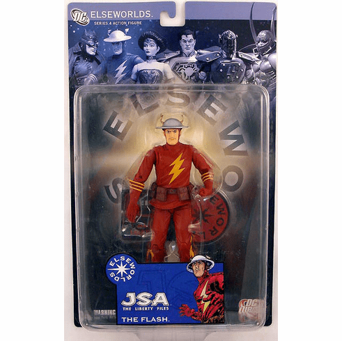 DC Direct Elseworlds Series 4 JSA Liberty Files Flash Action Figure