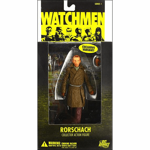 DC Direct Watchmen Rorschach Unmasked Variant Action Figure