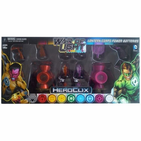 DC Heroclix War of Light Red and Violet Lantern Corps Power Batteries