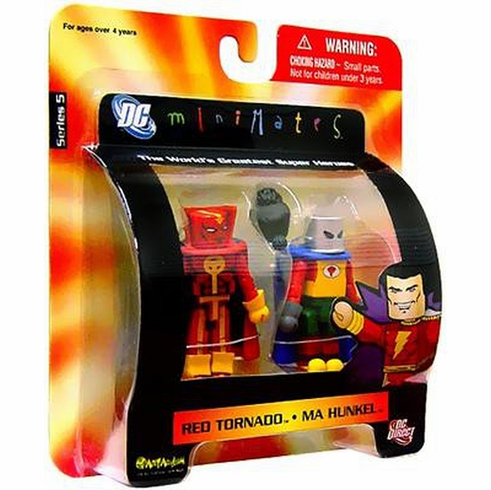 DC Minimates Red Tornado & Ma Hunkel Figure Set