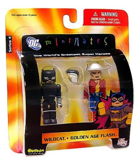 DC Minimates Wildcat & Golden Age Flash Figure Set