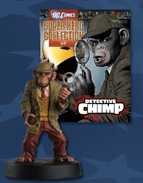 DC Super Hero Collection Magazine #69 Detective Chimp Figurine