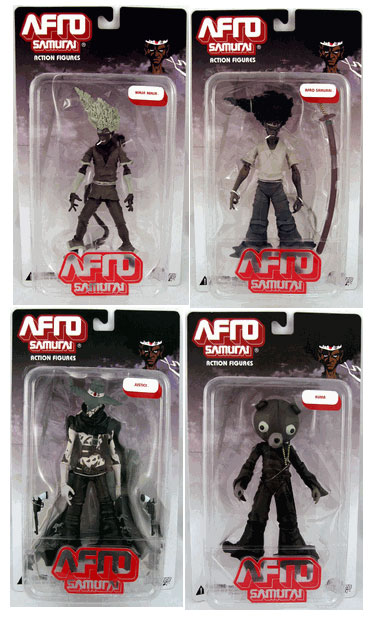 DC Unlimited Afro Samurai Action Figure Set
