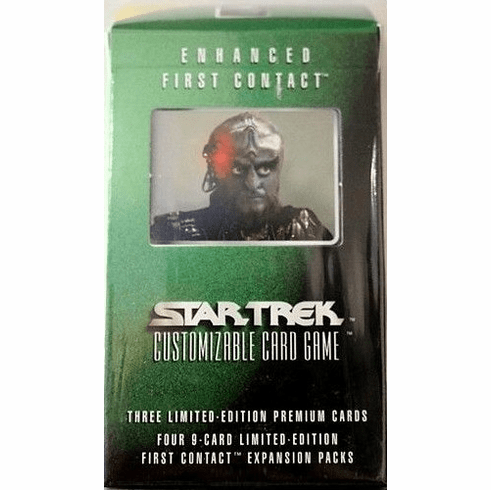 Decipher Star Trek CCG Enhanced First Contact Gowron of Borg Box