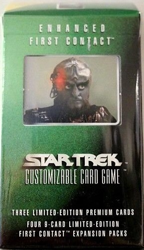 Decipher Star Trek CCG Enhanced First Contact Gowron of Borg Box