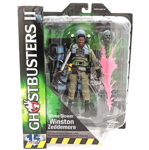Diamond Select Ghostbusters 2 Slime-Blower Winston Zeddemore Figure