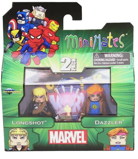 Diamond Select Marvel Minimates Longshot and Dazzler Set
